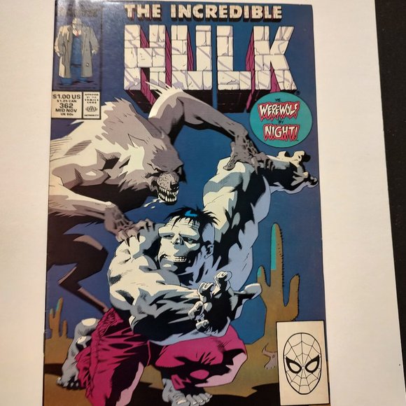 Marvel | Accessories | Incredible Hulk 362 Phasing Out Written By Peter ...